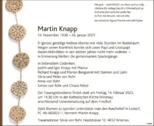 Martin Knapp (1938) - Anzeiger TGO
